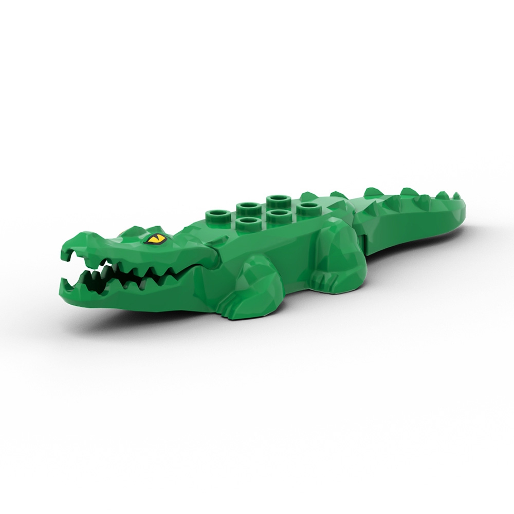 LEGO® Minifigure, tier Animal Alligator / Crocodile with 20 Teeth with ...